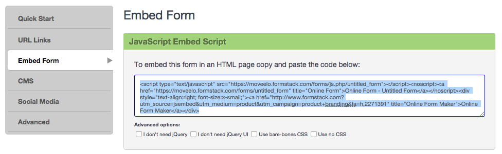 Formstack Integration A B Testing Software