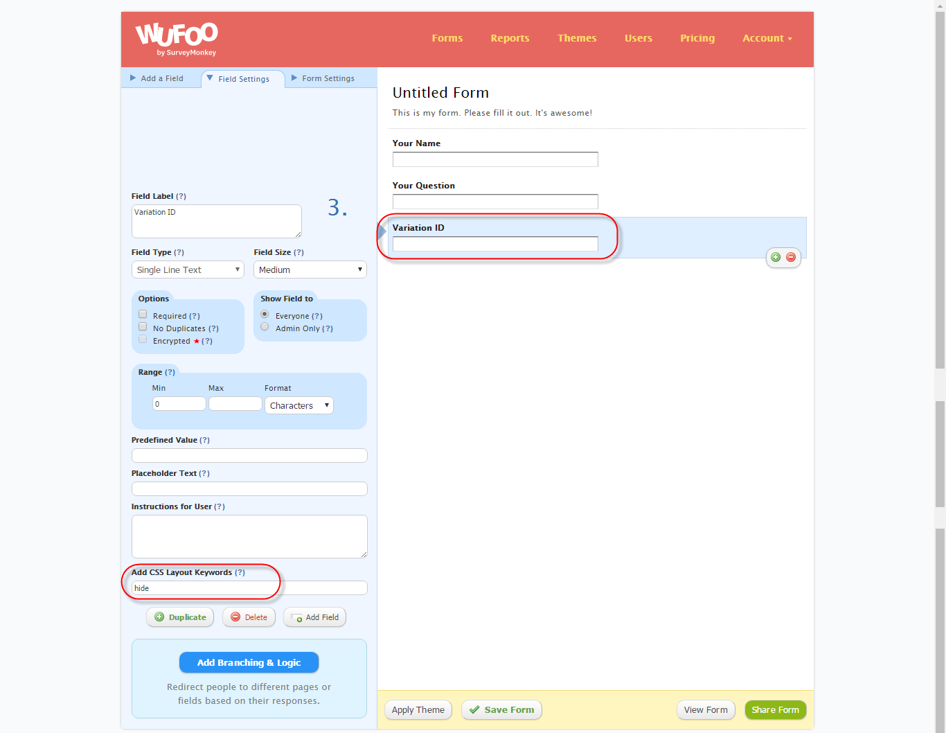 Wufoo - A/B Testing Software