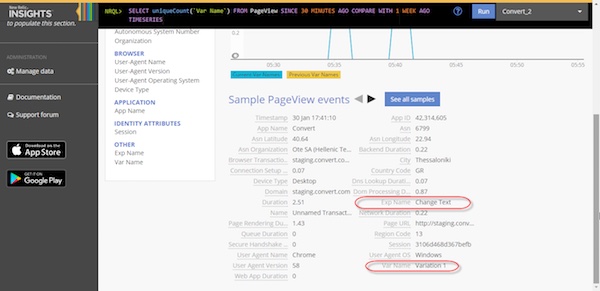 New Relic - A/B Testing Software