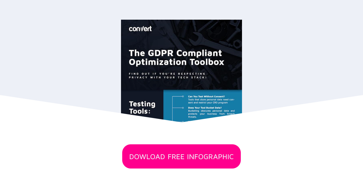 [Infographic] The GDPR Compliant CRO Toolbox