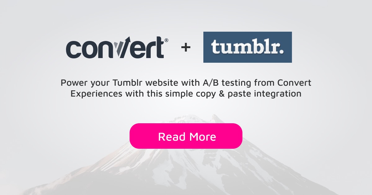 Tumblr A/B Testing Software