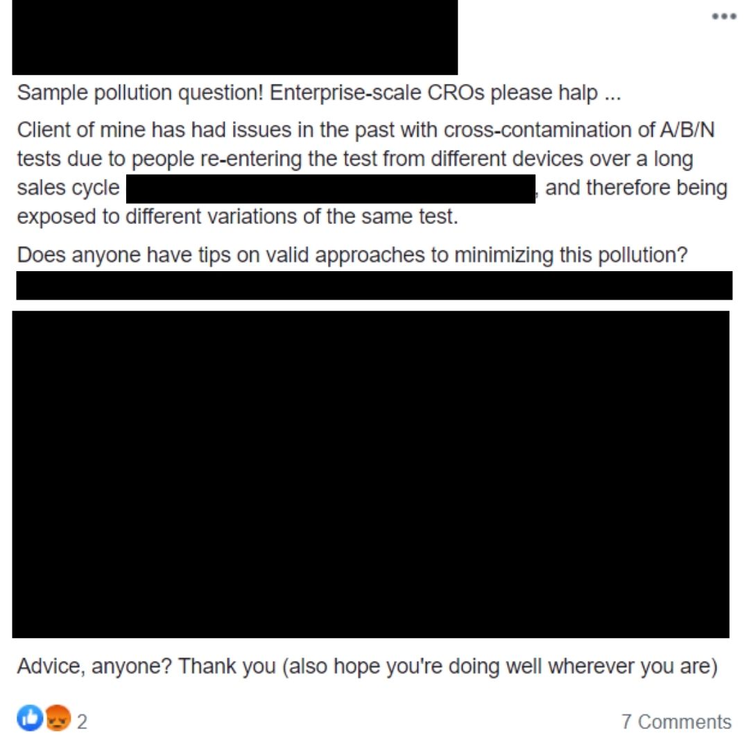 How to Reduce Sample Size Pollution for Better A/B Test Results