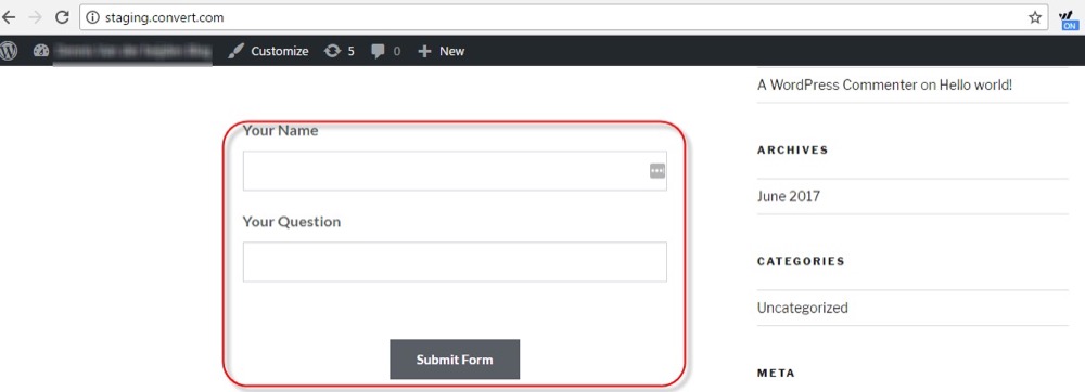 Formstack Integration - A/B Testing Software