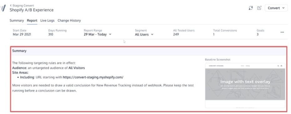 How to Read and Interpret a Convert Experiences Report