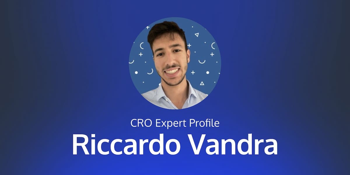 How to Think like CRO Expert Riccardo Vandra