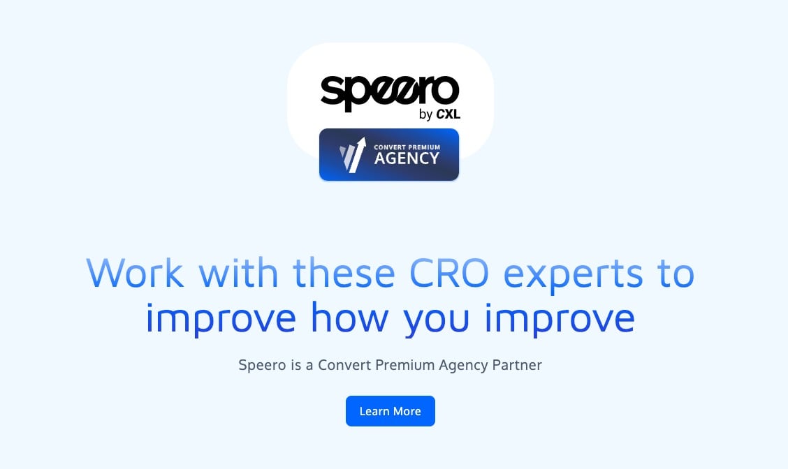 Speero : A Convert Premium Agency Partner