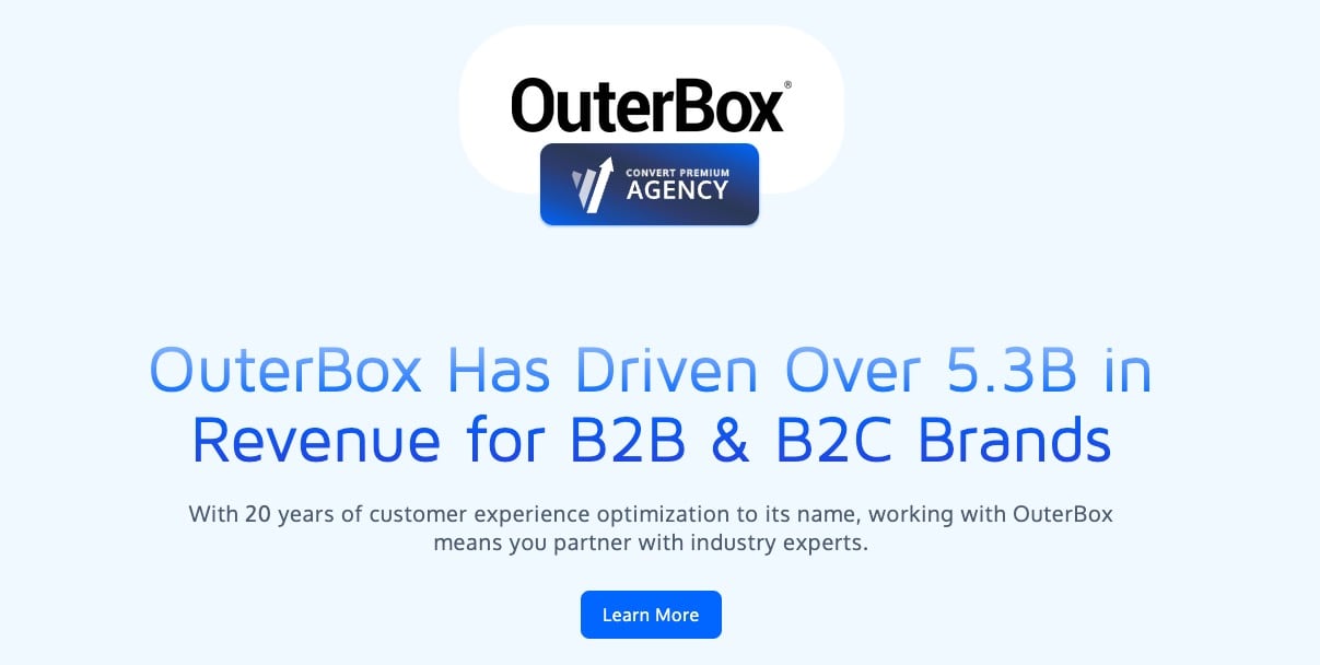 OuterBox is a Premium Convert Certified Partner.